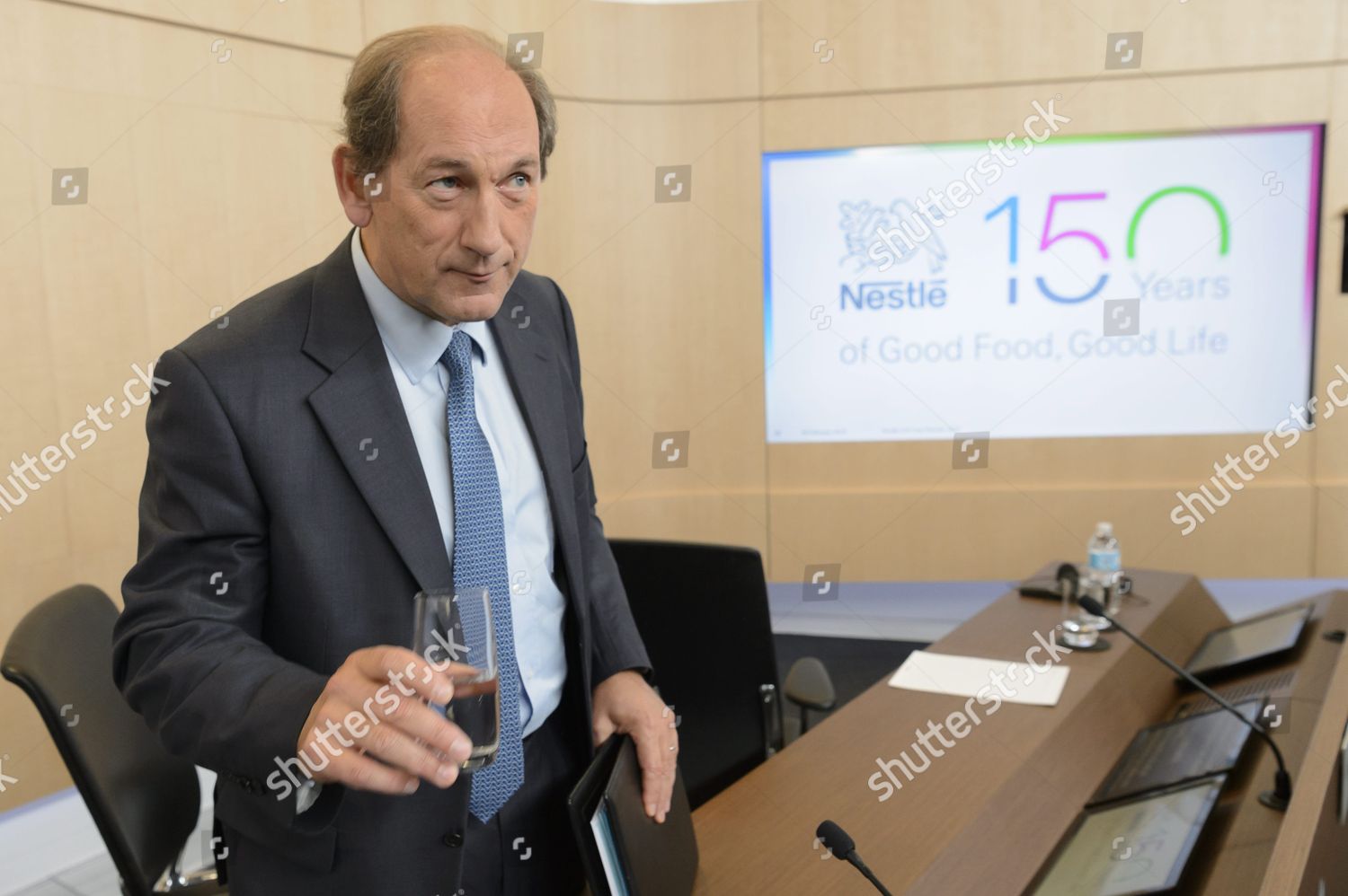 Nestle Ceo Paul Bulcke After 2015 Editorial Stock Photo - Stock Image ...