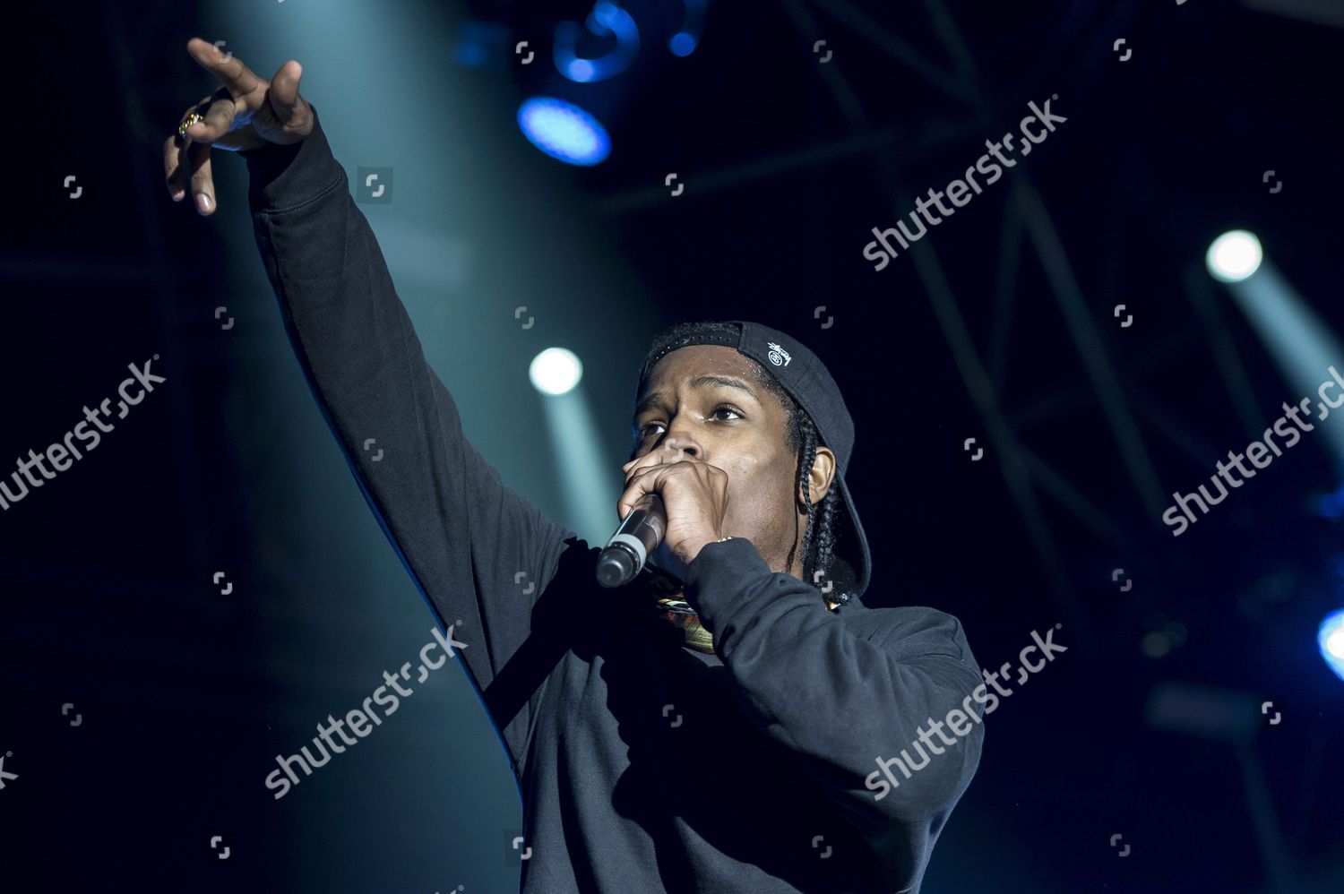 Us Rapper Asap Rocky Alias Asap Editorial Stock Photo - Stock Image ...