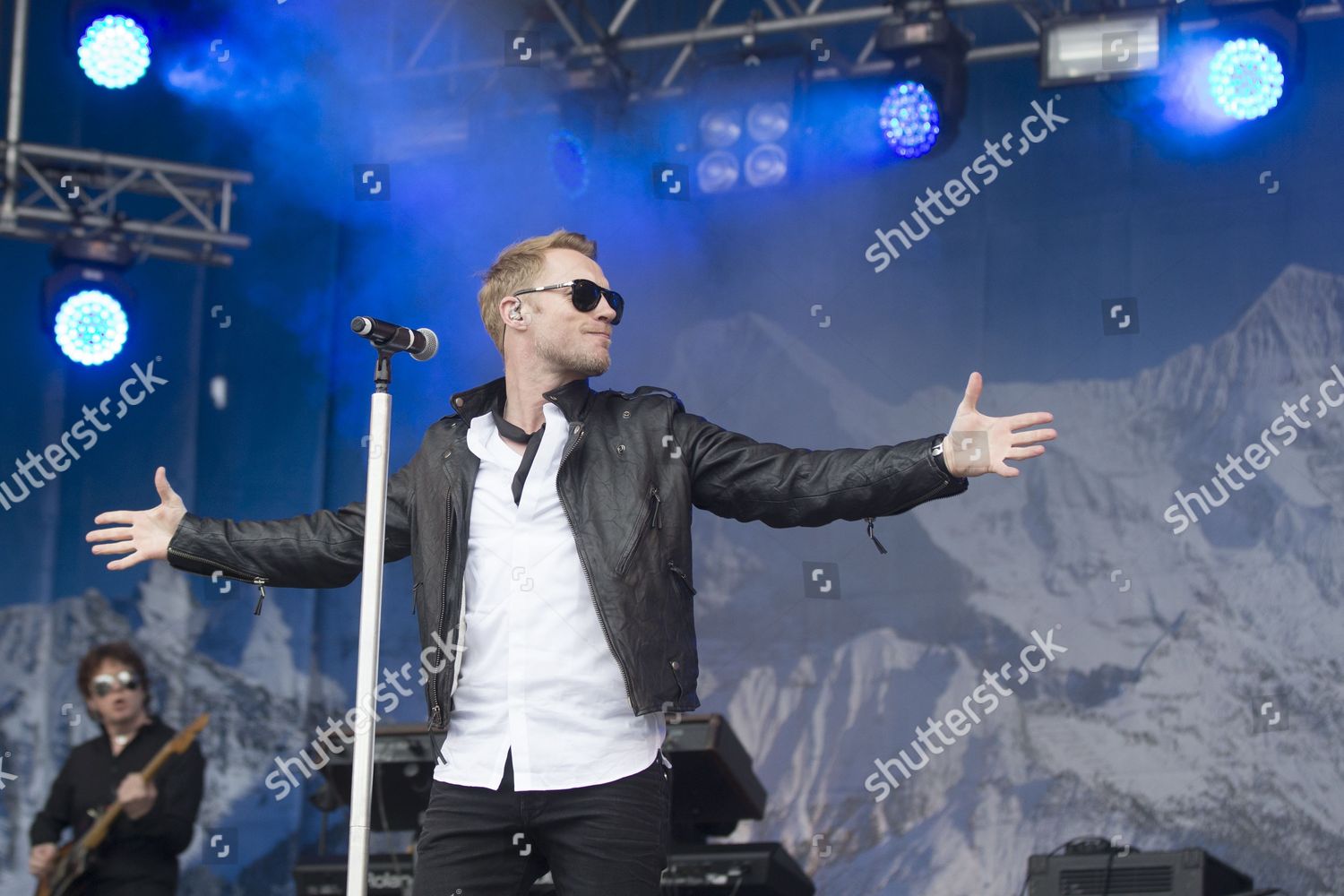 Irish Singer Ronan Keating Performs During Editorial Stock Photo ...