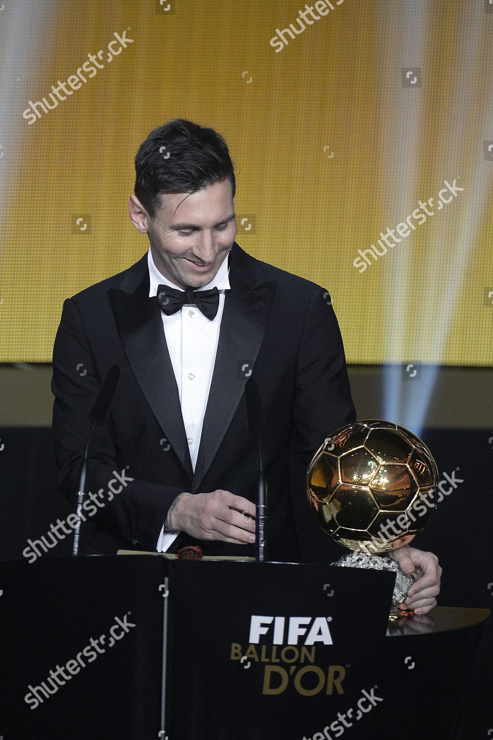 Argentinas Lionel Messi Delivers Speech After Editorial Stock Photo ...