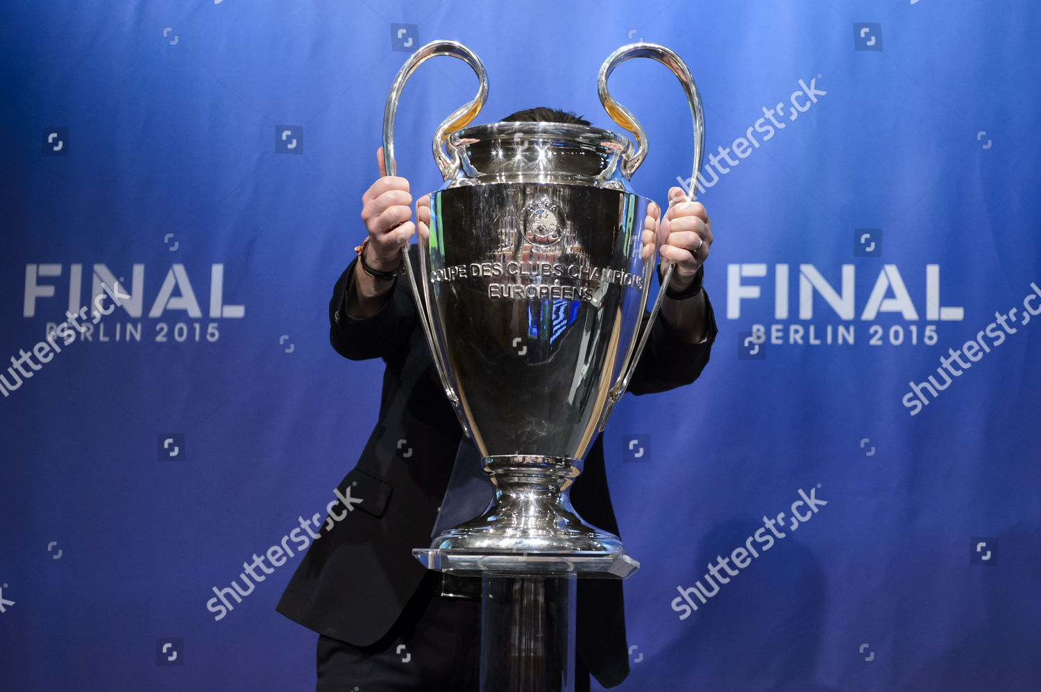 Uefa Staff Member Places Uefa Champions Editorial Stock Photo - Stock ...