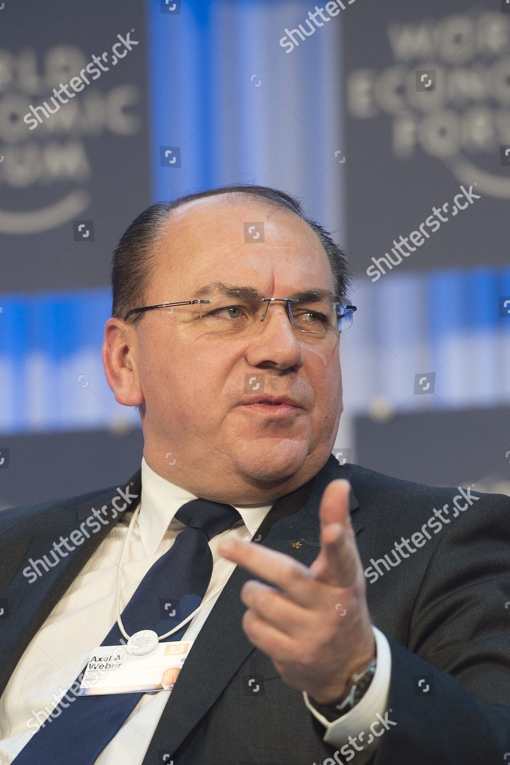 Axel Weber Chairman Board Directors Ubs Editorial Stock Photo - Stock ...