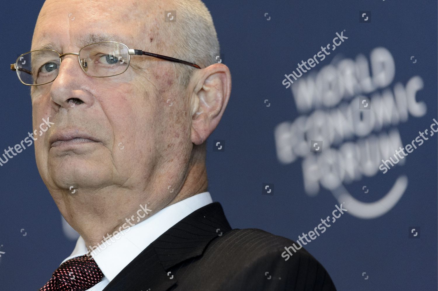 German Klaus Schwab Founder President World Editorial Stock Photo ...