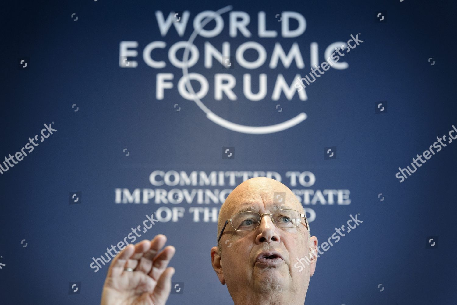 German Klaus Schwab Founder President World Editorial Stock Photo ...