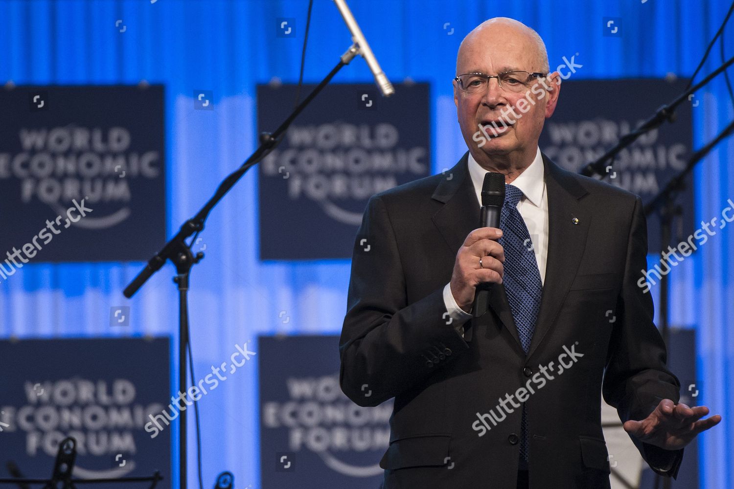 German Klaus Schwab Founder Executive Chairman Editorial Stock Photo ...