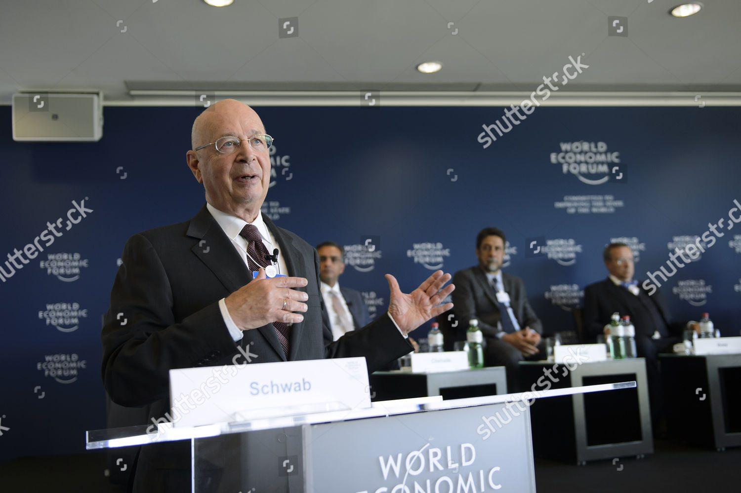 German Klaus Schwab Founder President World Editorial Stock Photo ...