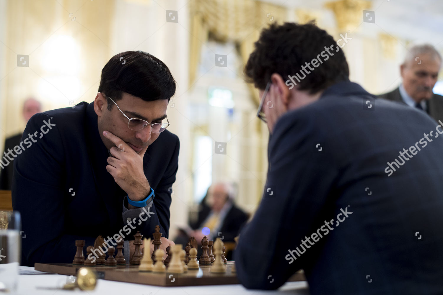 Indian Chess Grandmaster Viswanathan Anand L Editorial Stock Photo ...