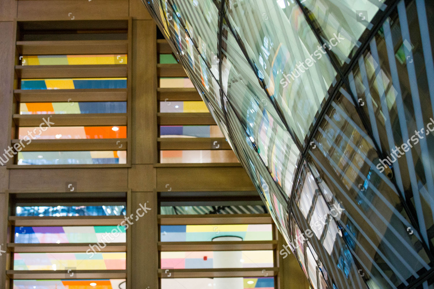 Interior View Europa Buildings Atrium Brussels Editorial Stock Photo ...
