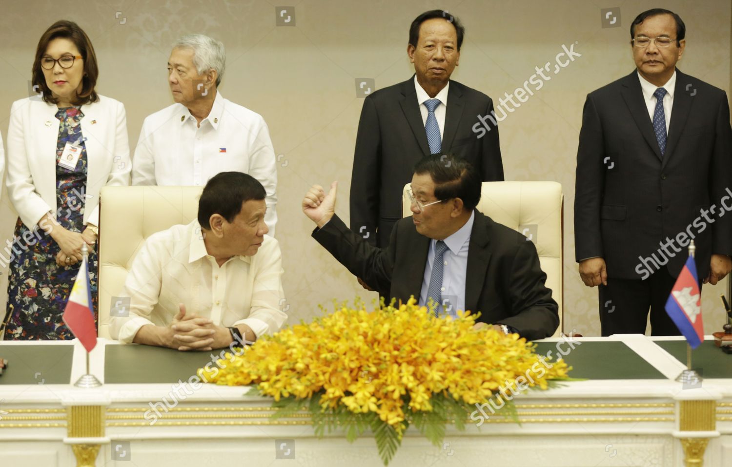 Filipino President Rodrigo Duterte Cl Seated Editorial Stock Photo ...
