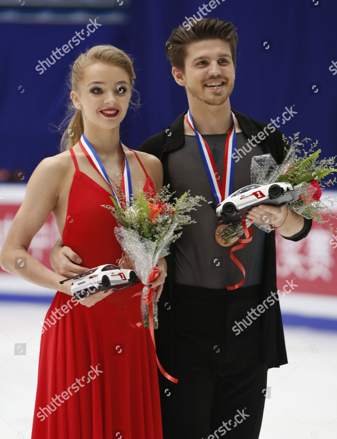 Alexandra Stepanova Ivan Bukin Russia Pose Editorial Stock Photo ...