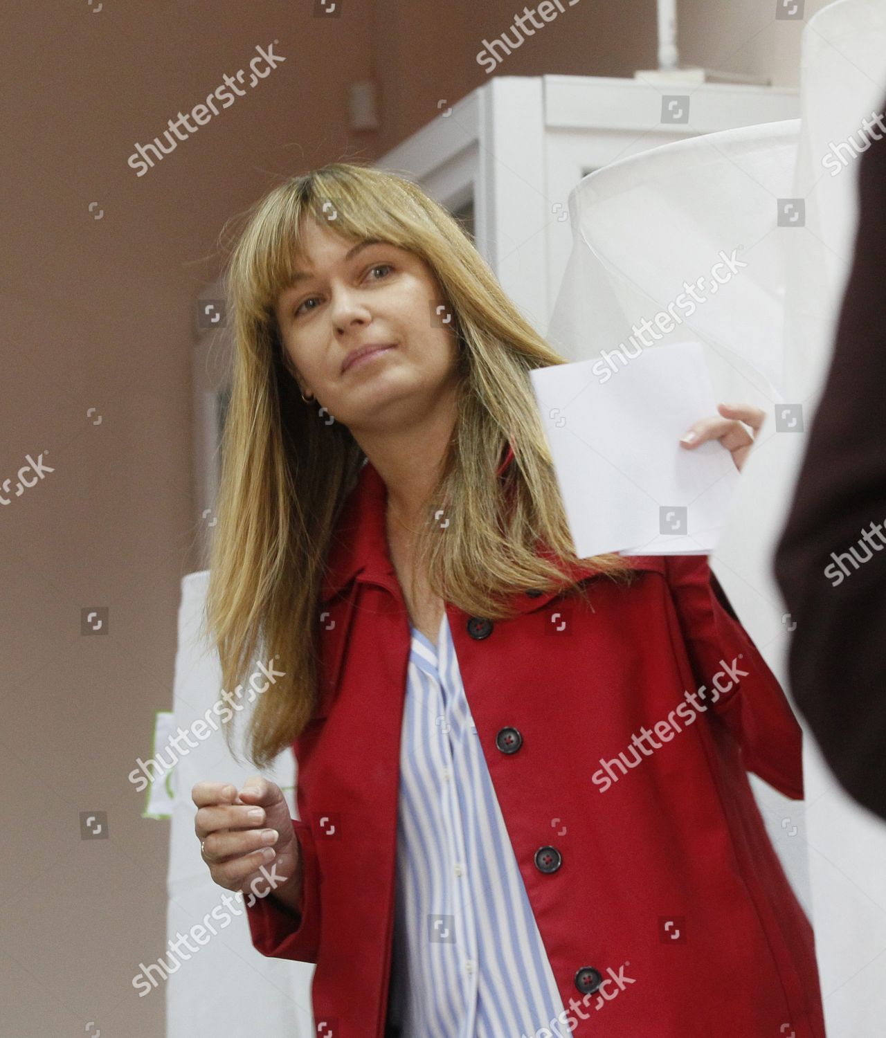 Sandra Roelofs Wife Former Georgian President Redaktionelles Stockfoto ...
