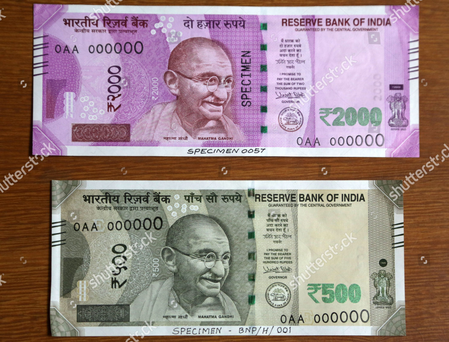 Reserve Bank India Rbi Display Specimen Editorial Stock Photo - Stock ...