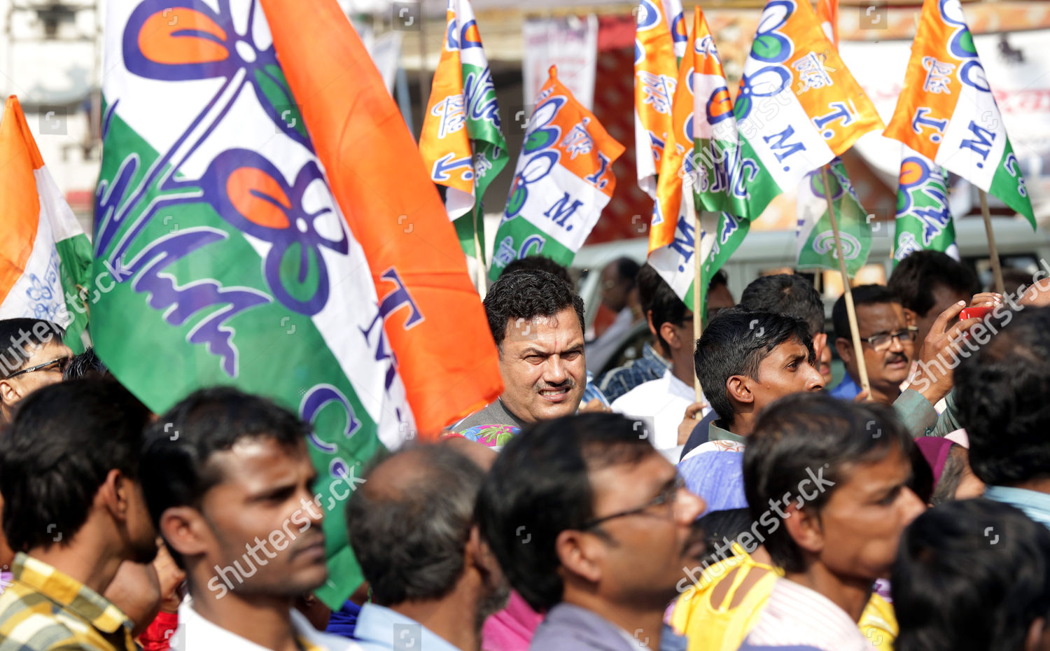 Members All India Trinamool Congress Listen Editorial Stock Photo ...