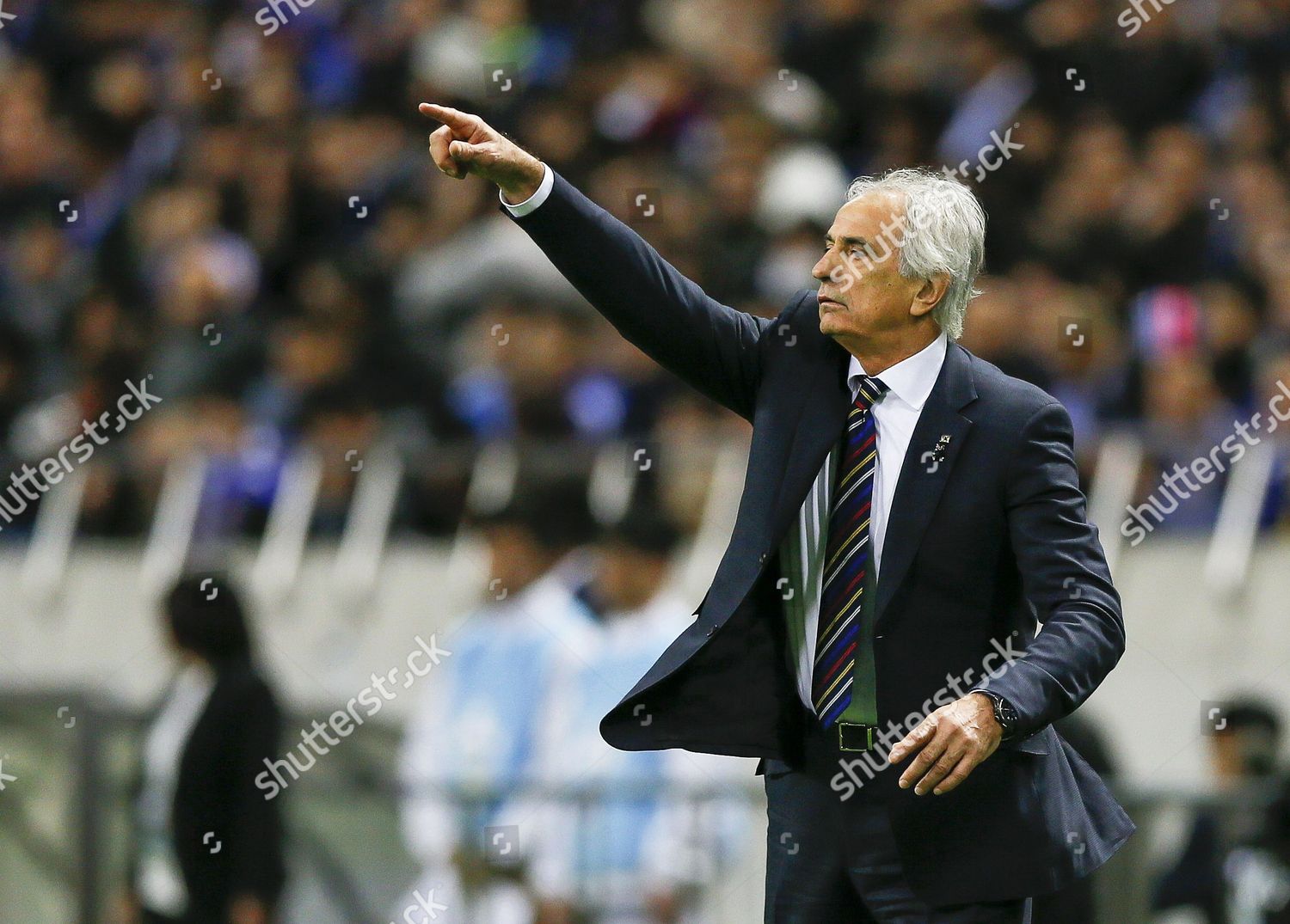 Japans Head Coach Vahid Halilhodzic Gestures Editorial Stock Photo ...
