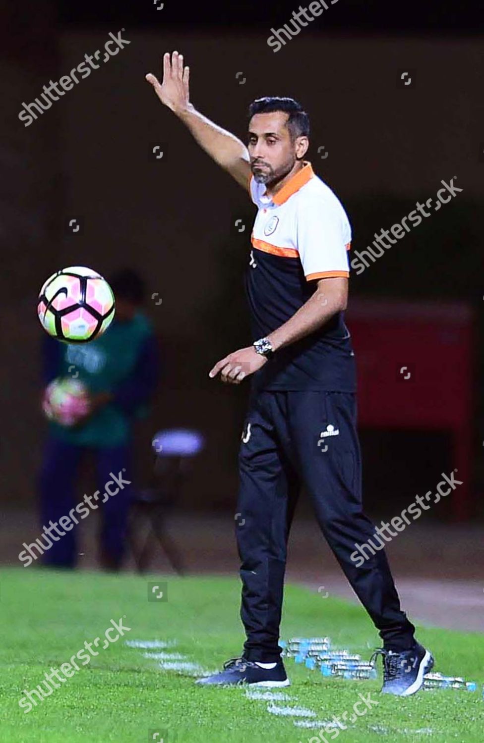 Alshababs Head Coach Sami Aljaber Reacts Editorial Stock Photo - Stock ...