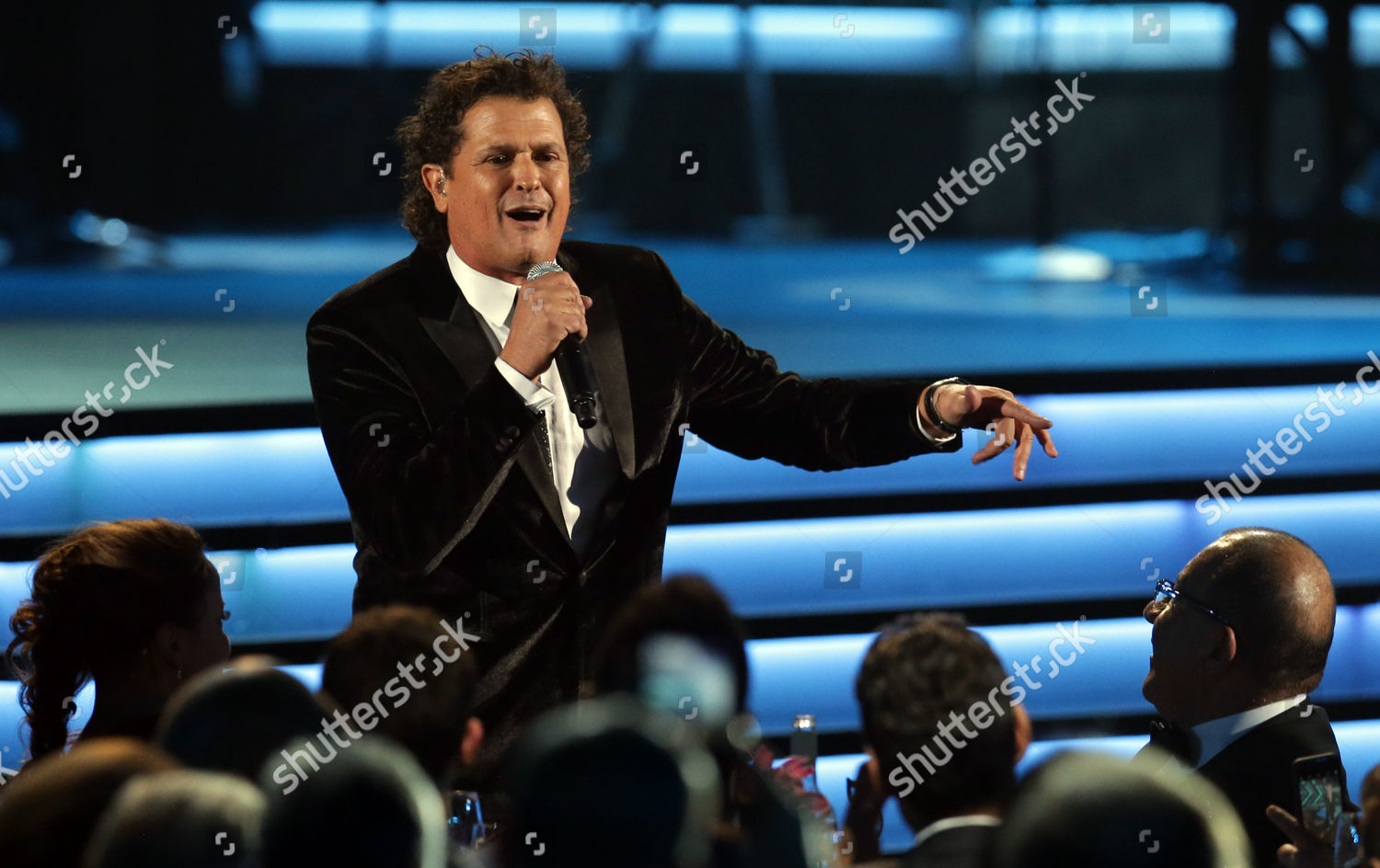 Colombian Singer Carlos Vives Performs During Editorial Stock Photo ...