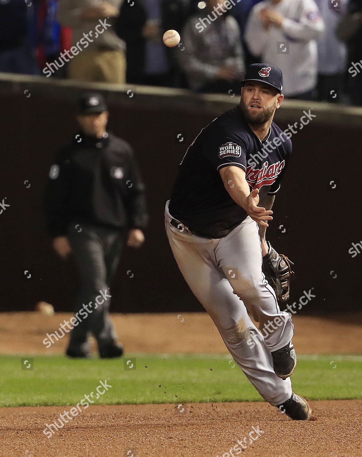 Cleveland Indians First Baseman Mike Napoli Editorial Stock Photo ...
