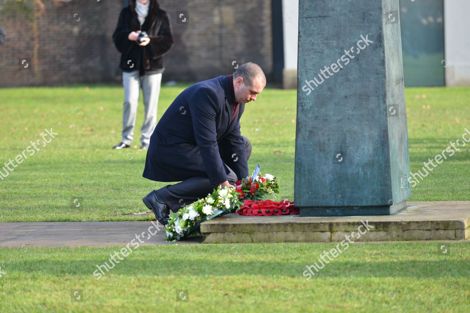 Wreaths Soviet War Memorial Holocaust Memorial Editorial Stock Photo ...