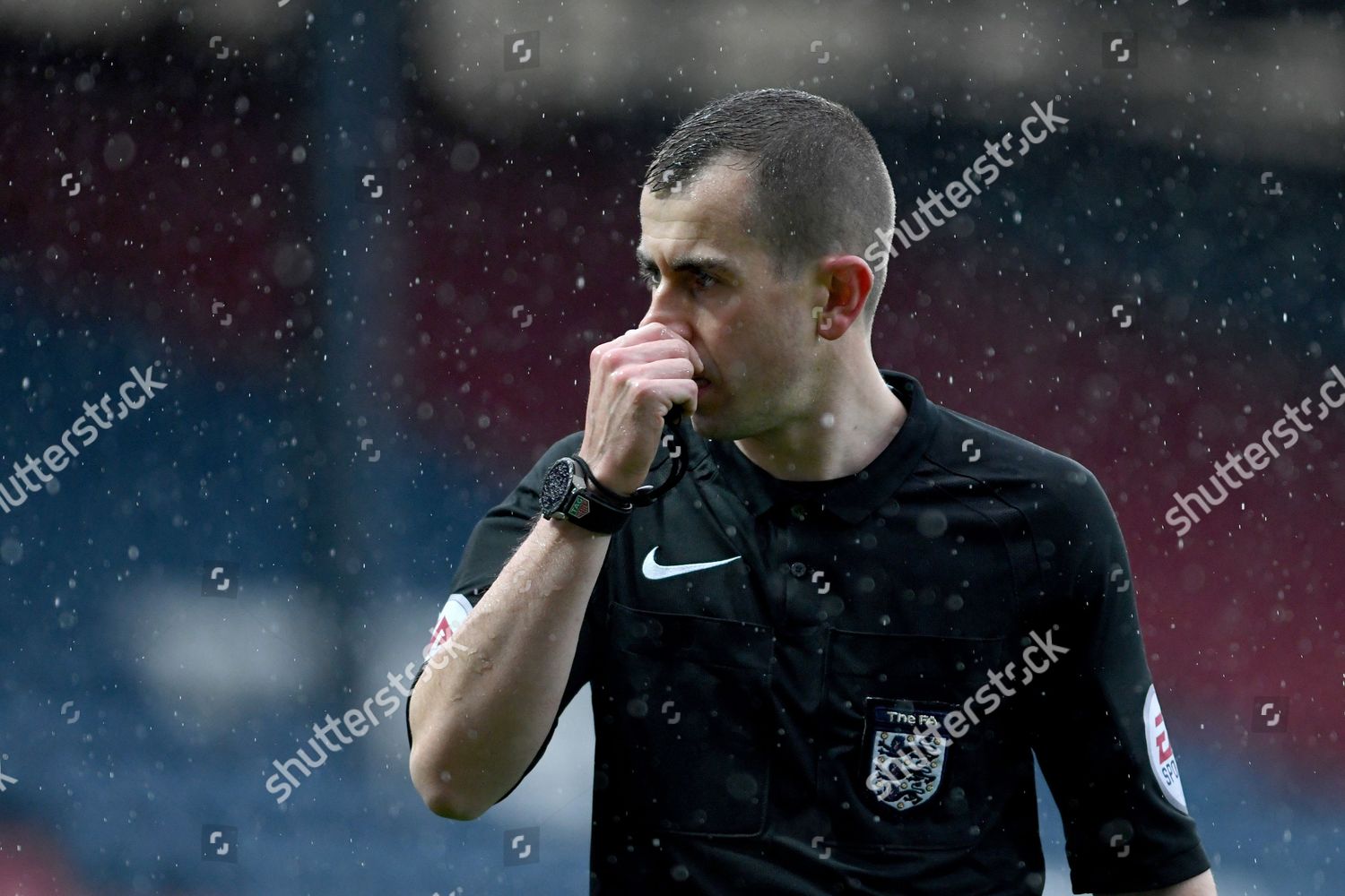 Referee Peter Bankes During Efa Cup Editorial Stock Photo - Stock Image ...