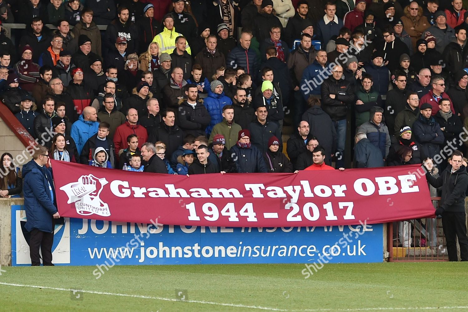Banner Memory Graham Taylor During Efl Editorial Stock Photo - Stock ...