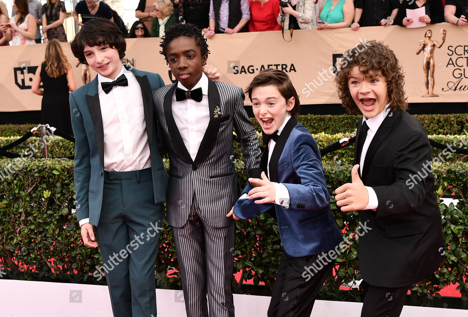 Finn Wolfhard Caleb Mclaughlin Noah Schnapp Editorial Stock Photo - Stock Image | Shutterstock
