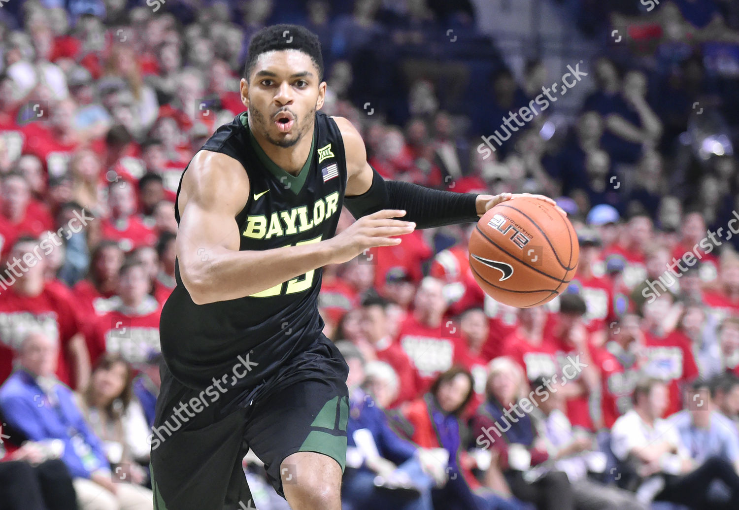 Baylor Guard Al Freeman Drives Towards Editorial Stock Photo - Stock ...