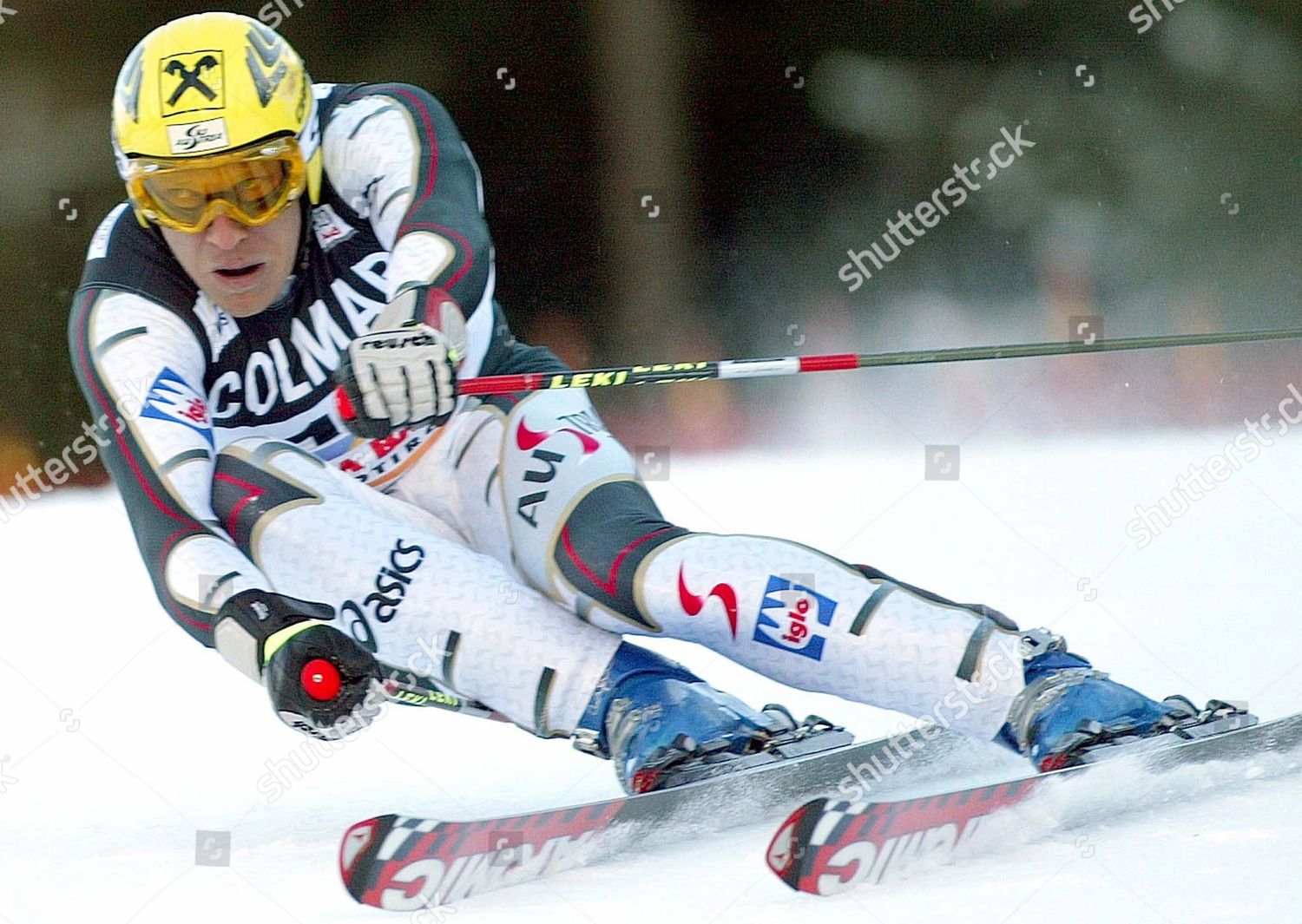 Austrian Herman Maier Action During First Editorial Stock Photo - Stock ...