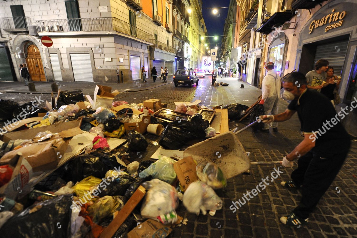 People Take Stinking Garbage Alleys Spanish Editorial Stock Photo ...
