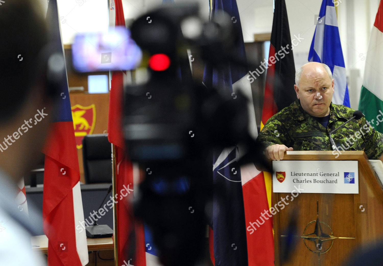 Canadian Lieutenant General Charles Bouchard R Editorial Stock Photo ...
