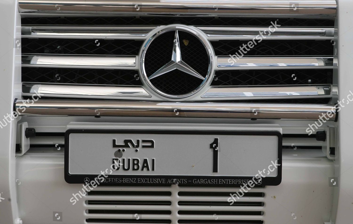 Mercedesbenz 4x4 Number Plate No 1 Editorial Stock Photo - Stock Image ...