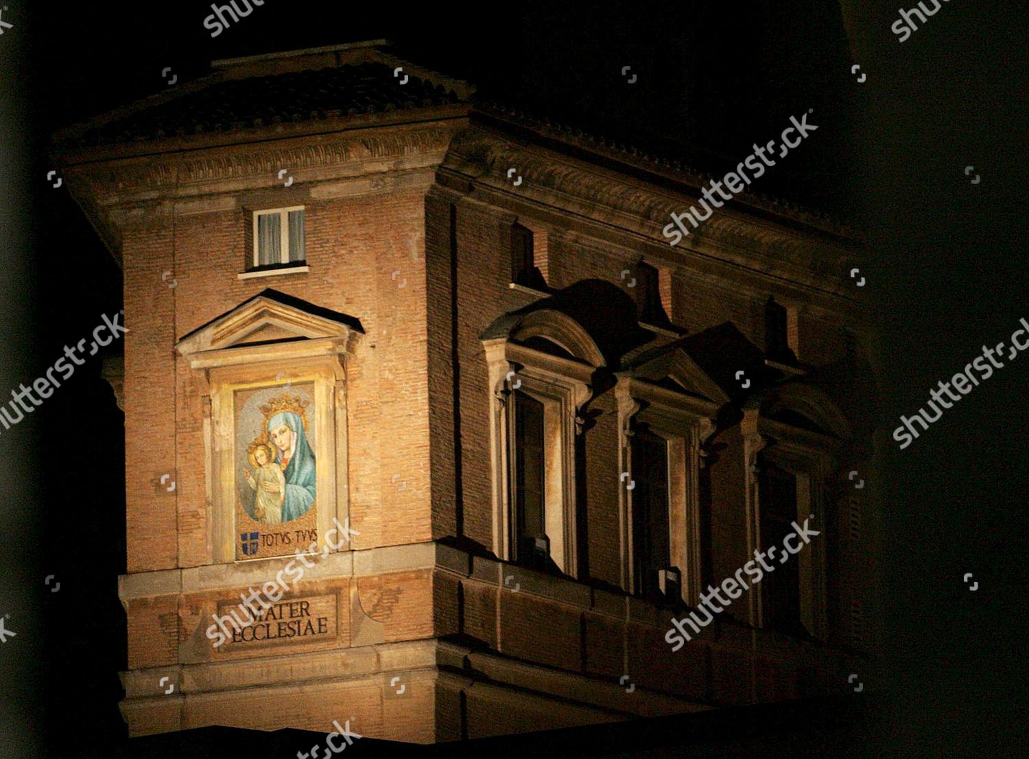 Concrete Sign Pontificate Pope John Paul Editorial Stock Photo - Stock ...