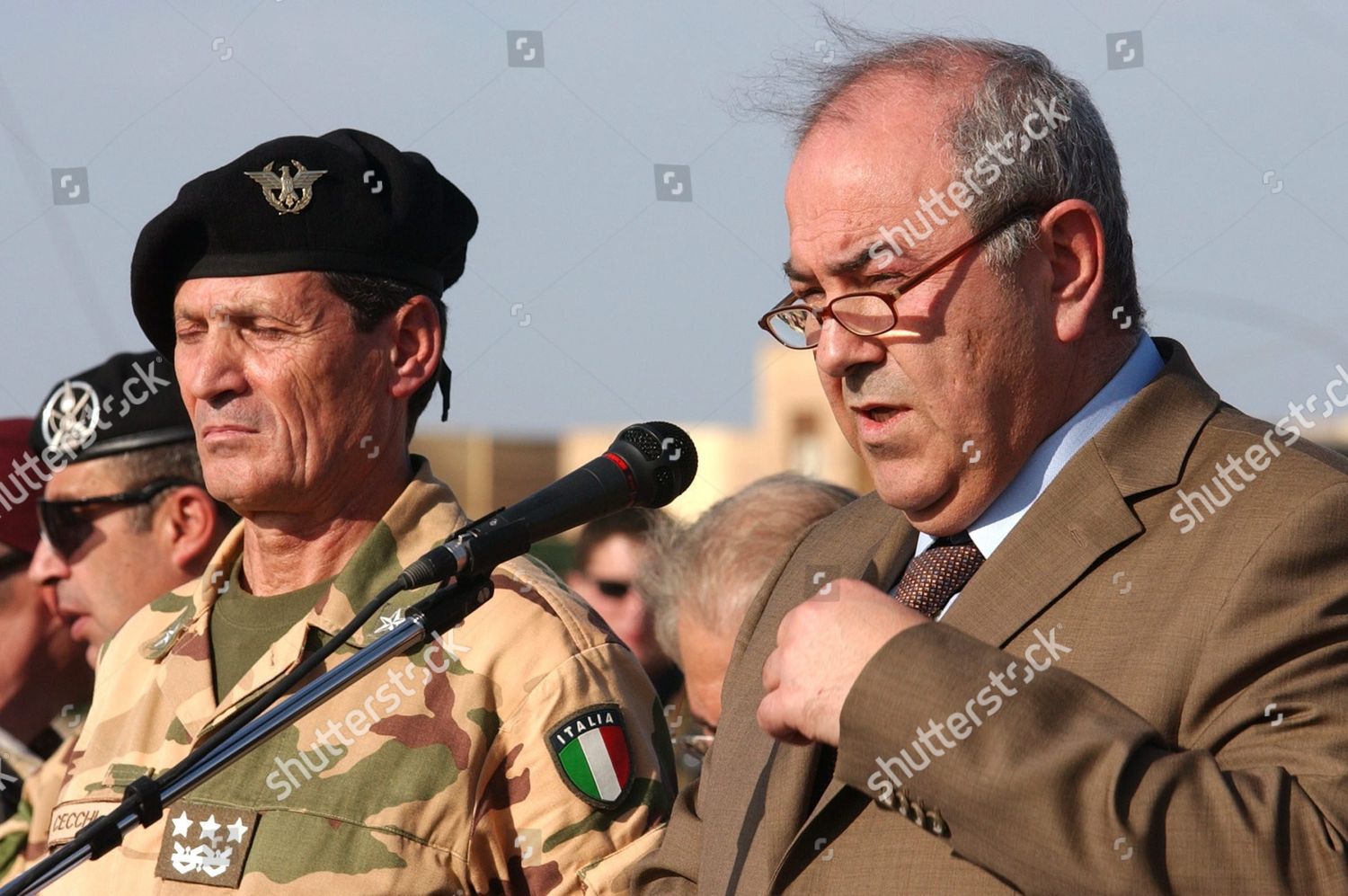 Iraqi Prime Minister Iyad Allawi Visits Editorial Stock Photo - Stock ...