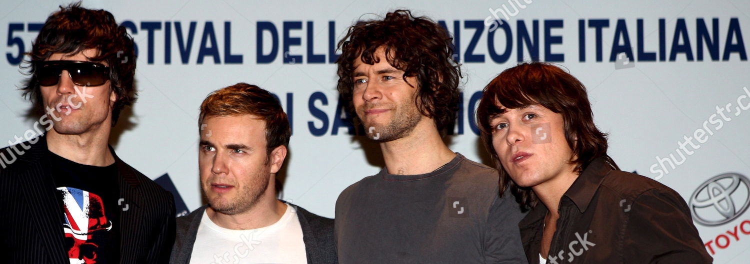 British Pop Group Take That Pose Editorial Stock Photo - Stock Image ...