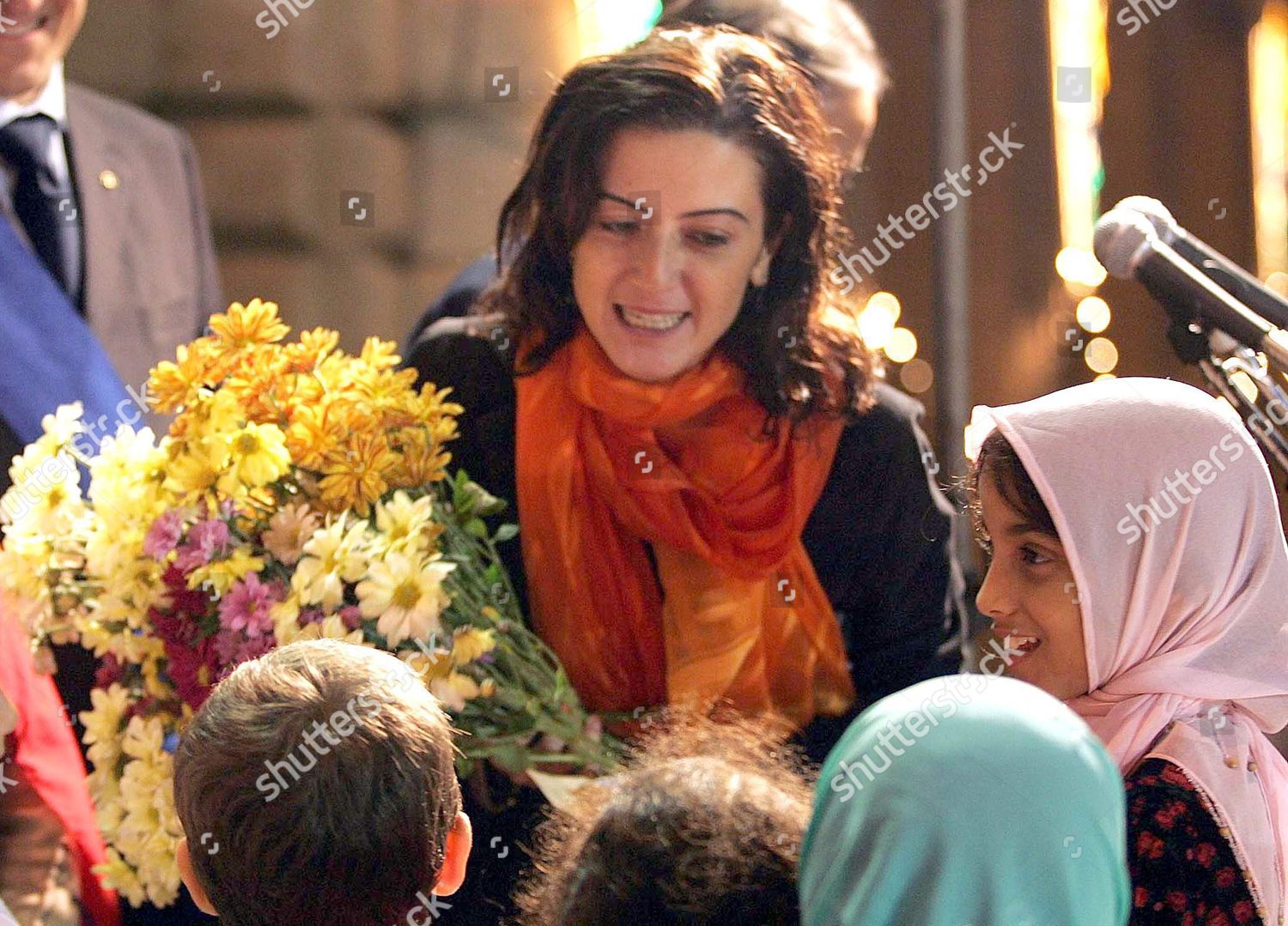 Italian Charity Worker Simona Pari Smiles Editorial Stock Photo - Stock ...