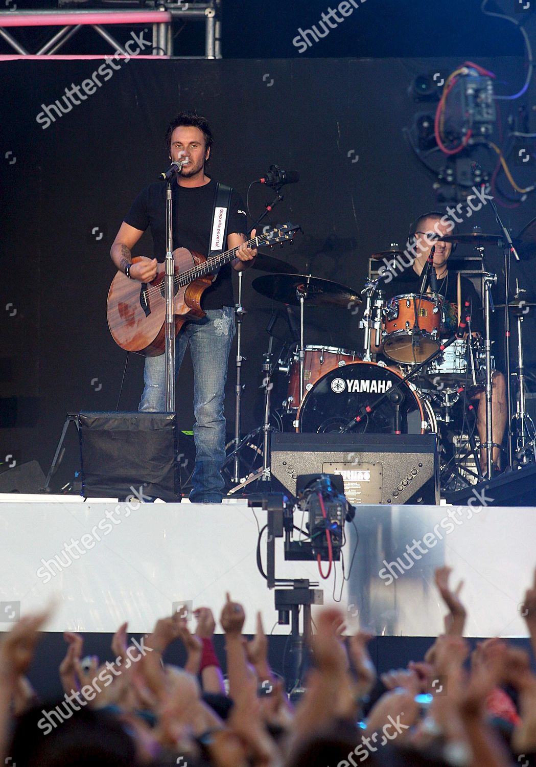 Italian Singer Nek L Performs During Editorial Stock Photo - Stock ...