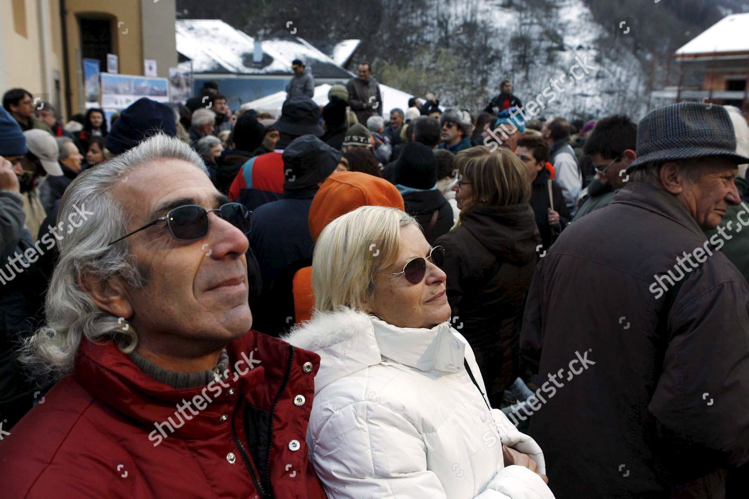Viganella Residents Their Sunglasses On Attend Editorial Stock Photo ...