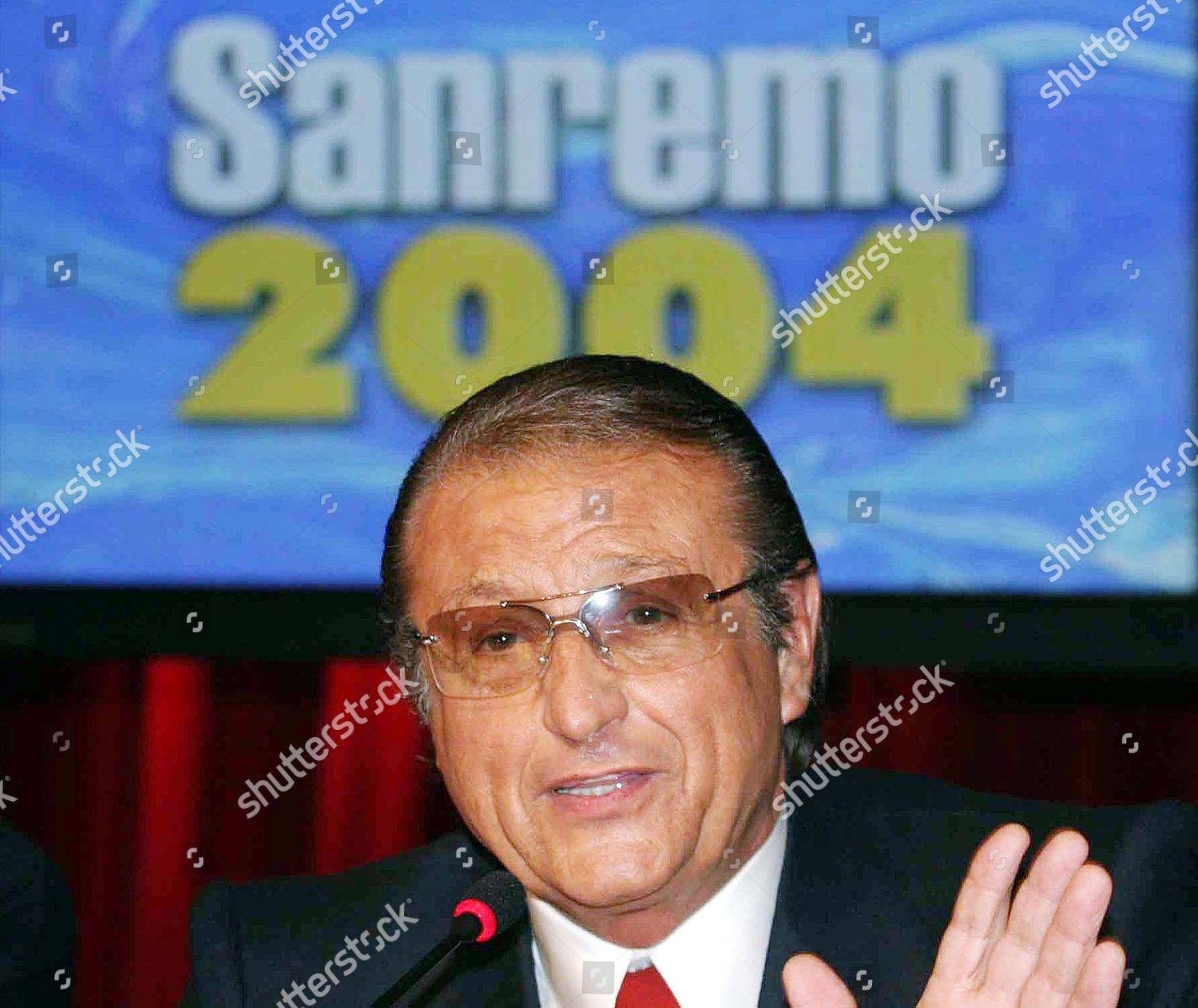 Italian Singer Tony Renis Presides Role Editorial Stock Photo - Stock ...
