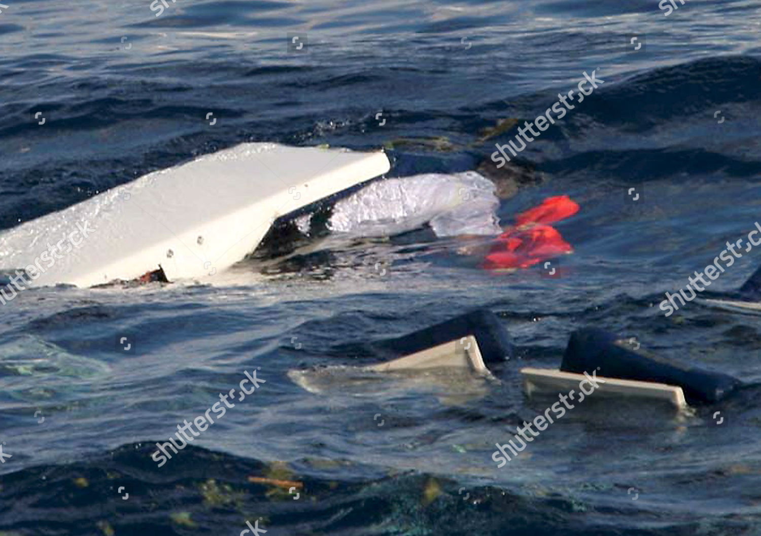 Body Man Floats Water After Crash Editorial Stock Photo - Stock Image ...