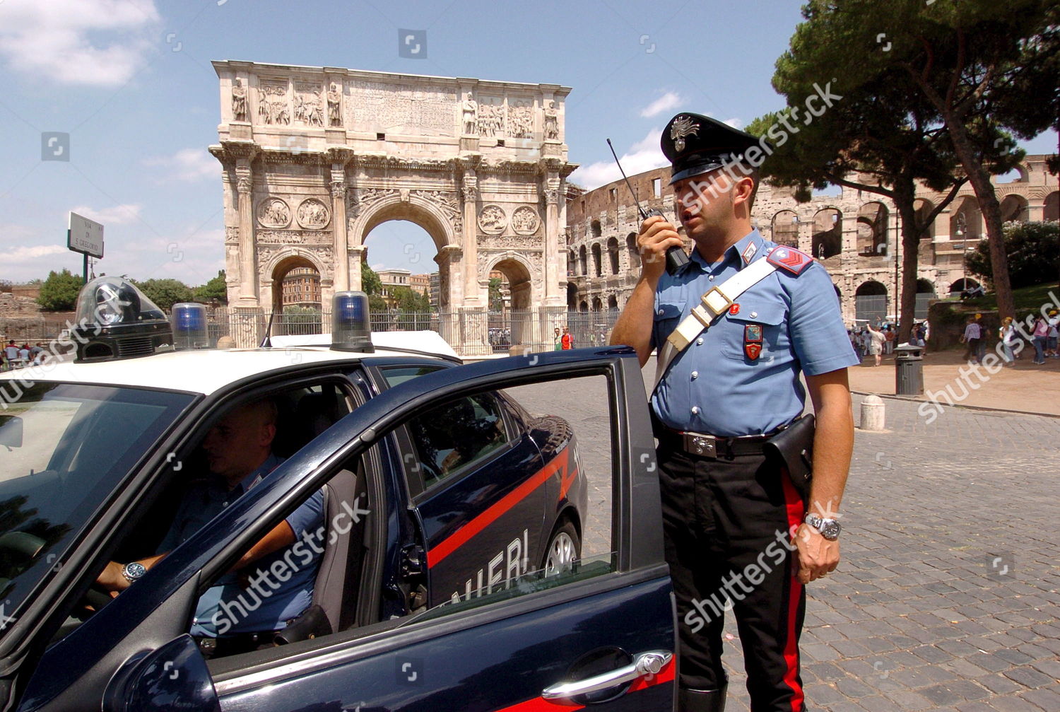 CARABINIERI ROME STAND WATCH FRONT COSTANTINO Editorial Stock Photo ...