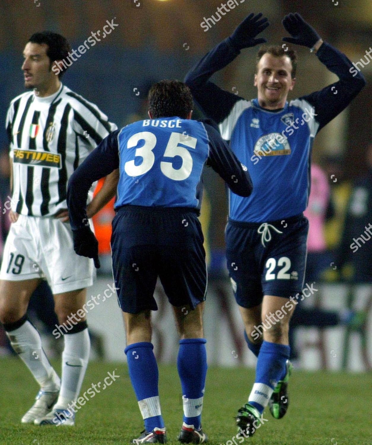 Empolis Tommaso Rocchi R Jubilates His Editorial Stock Photo - Stock ...