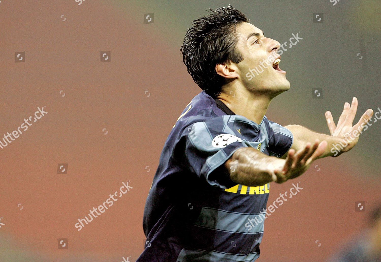 Argentinian Forward Julio Cruz Inter Milan Editorial Stock Photo ...