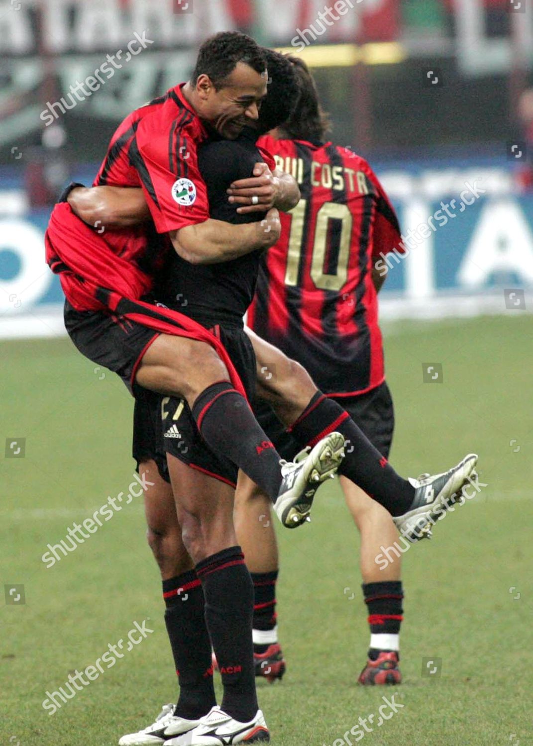 Serginho Ac Milan Celebrated Teammmates After Editorial Stock Photo ...