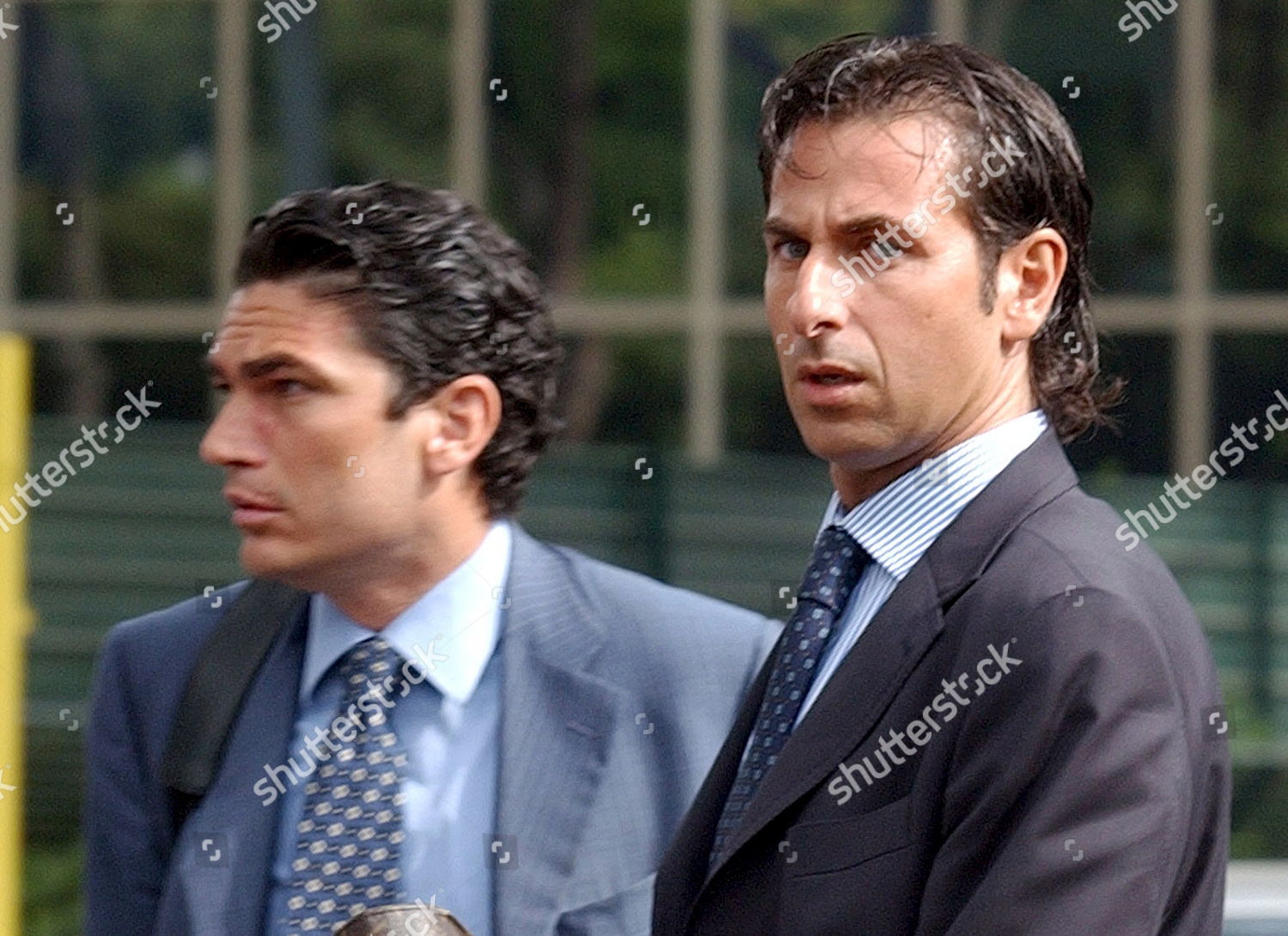 Referee Gianluca Paparesta Right Arrives Olympic Editorial Stock Photo ...