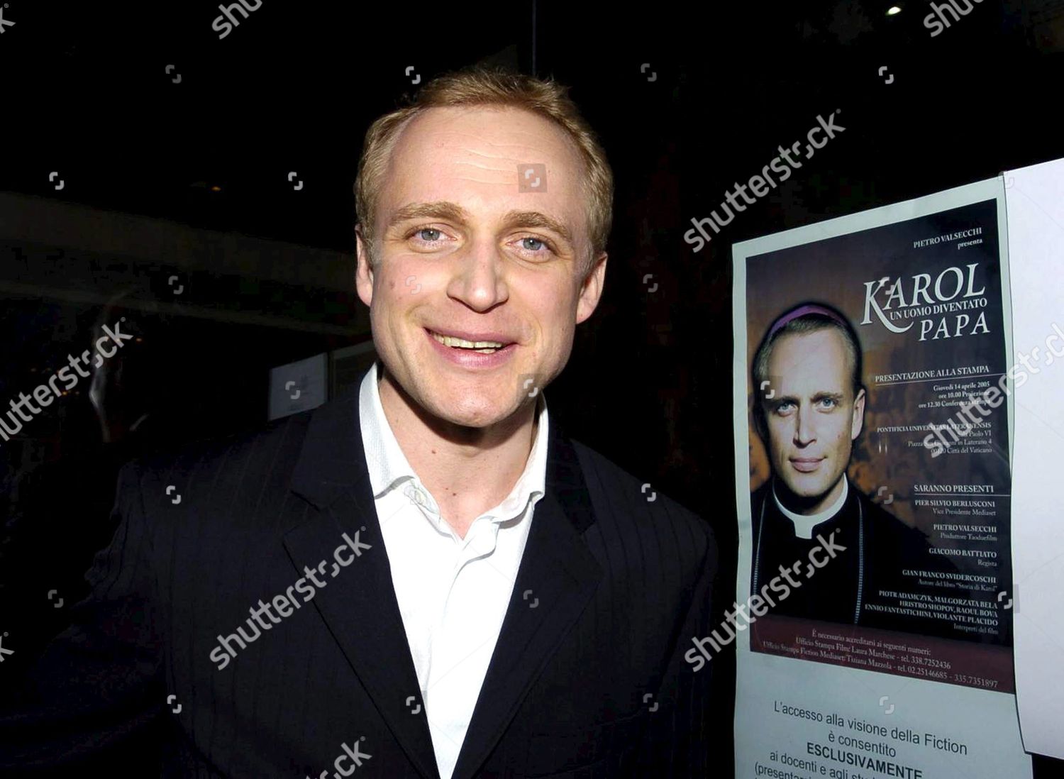 Polish Actor Piotr Adamczyk Poses Photos Editorial Stock Photo - Stock ...