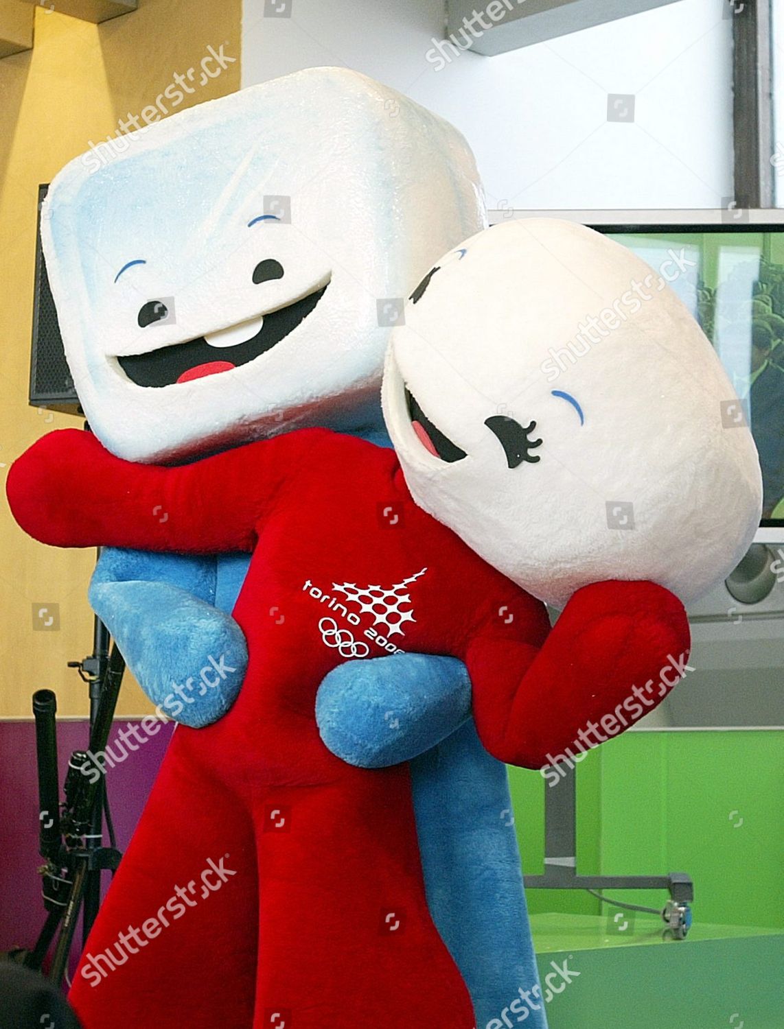 Neve L Gliz R Two Mascots Editorial Stock Photo - Stock Image ...