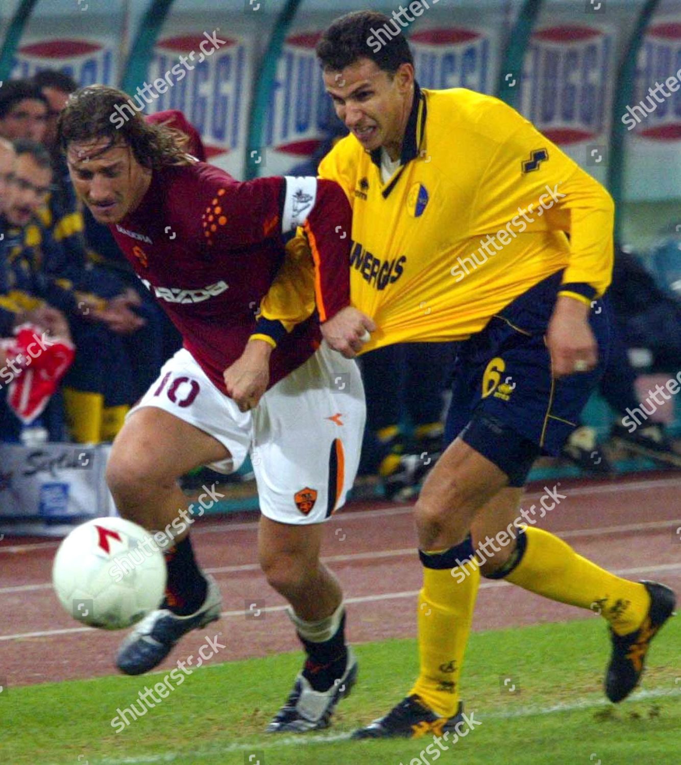 Roma Captain Francesco Totti L Fights Editorial Stock Photo - Stock ...
