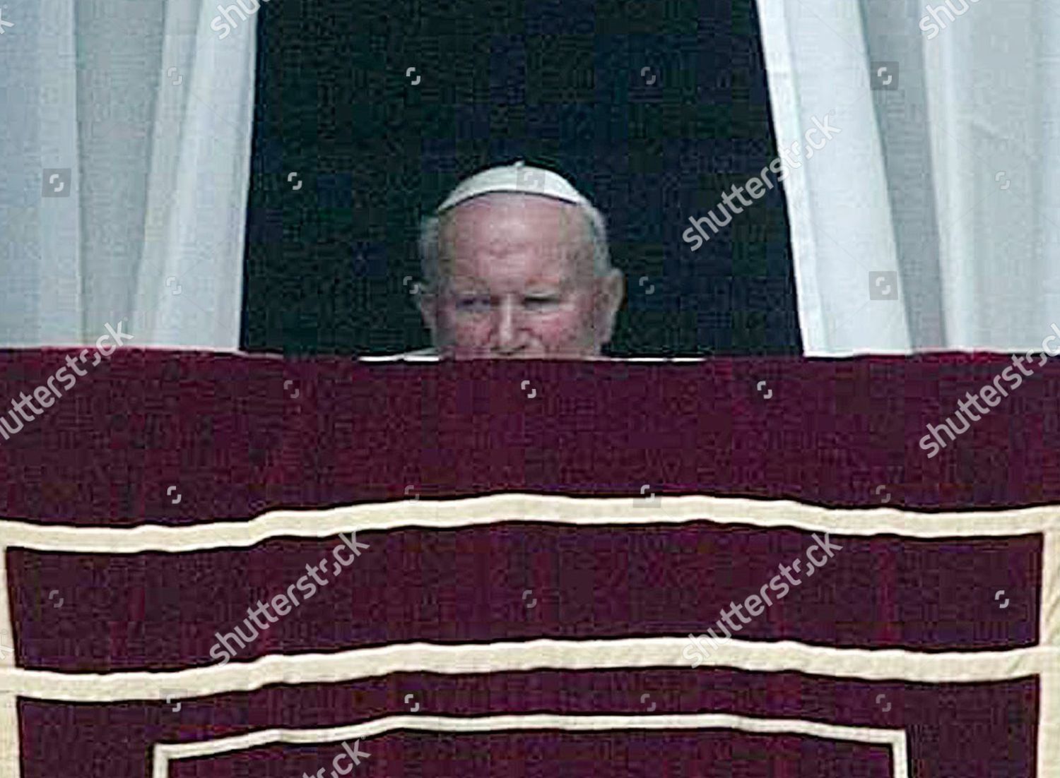 Pope John Paul Ii Window His Editorial Stock Photo - Stock Image ...