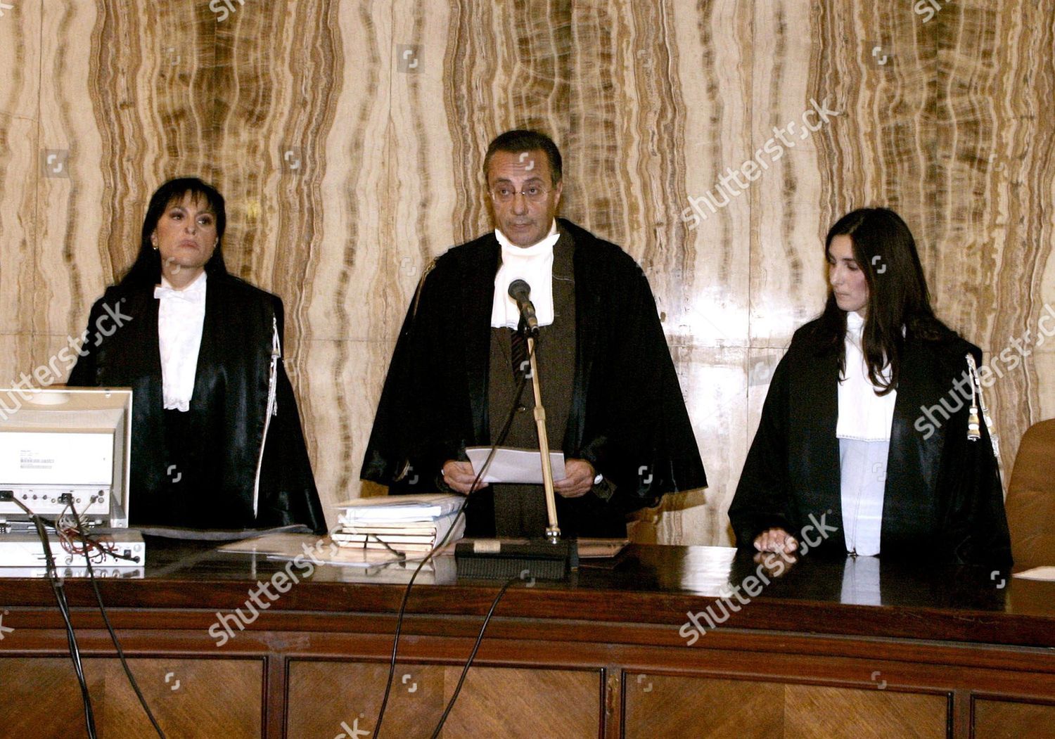 Italian Judge Francesco Castellano C Two Editorial Stock Photo - Stock ...