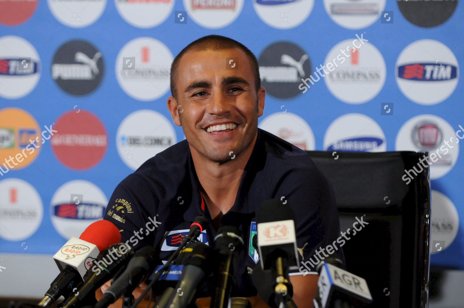 Fabio Cannavaro Captain Italian National Football Editorial Stock Photo ...