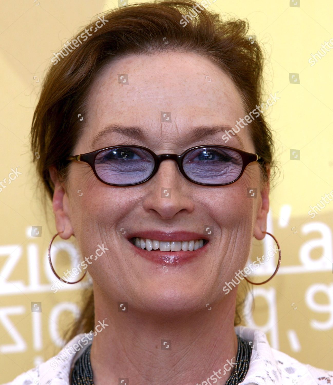 Actress Meryl Streep Poses Photographers End Editorial Stock Photo ...